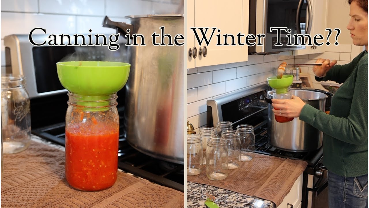 Canning in the Winter Time? - YouTube