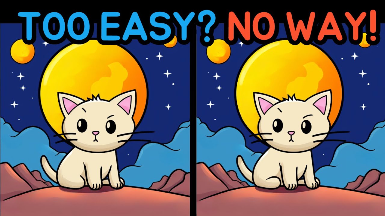 [Find the difference] 🤔 TOO EASY? NO WAY! QUIZ! [Spot the difference ...