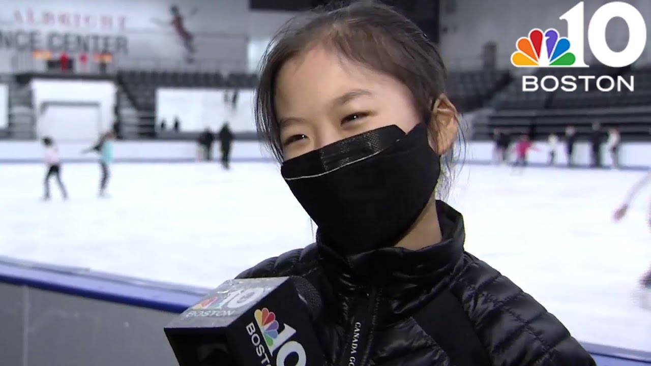 Aspiring Olympic figure skater Jinna Han interviewed in 2022 - YouTube