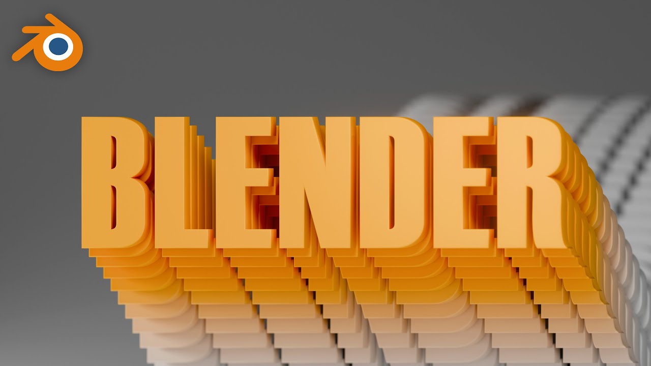 Abstract text animation in Geometry nodes (Blender) - YouTube