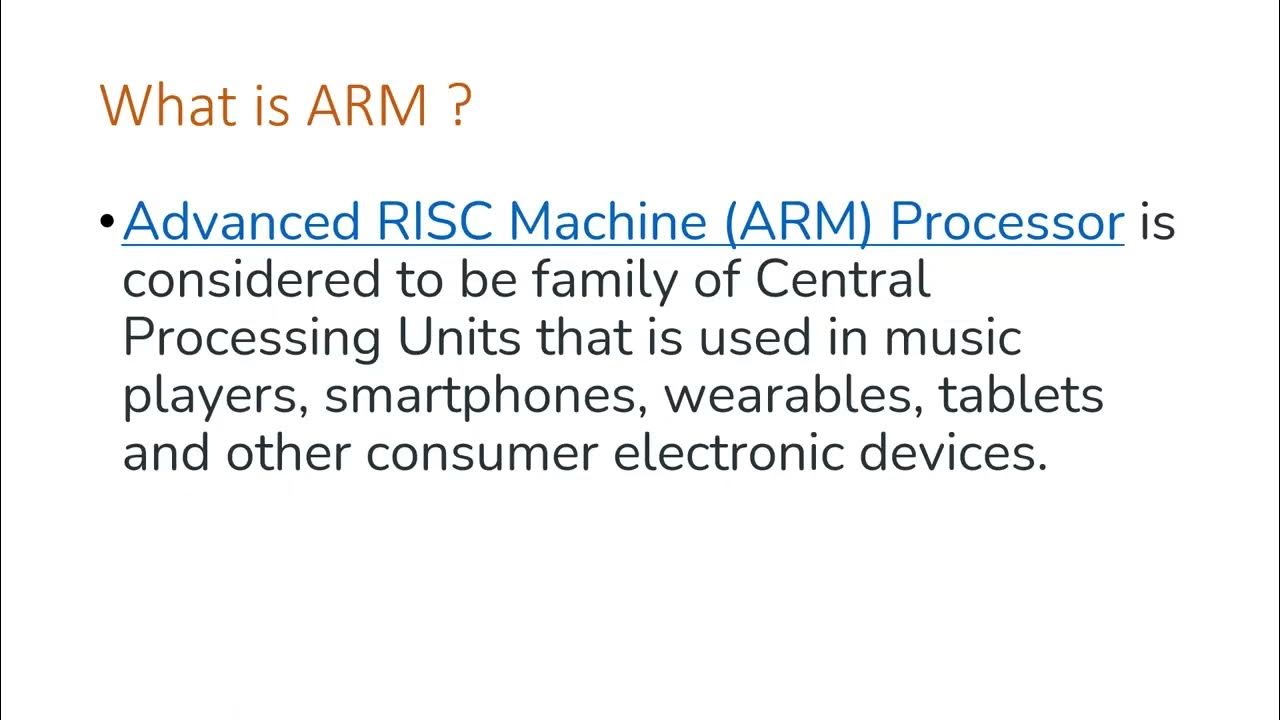 Architecture of ARM CORTEX-M3 - YouTube