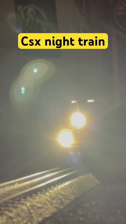 Csx night train - YouTube