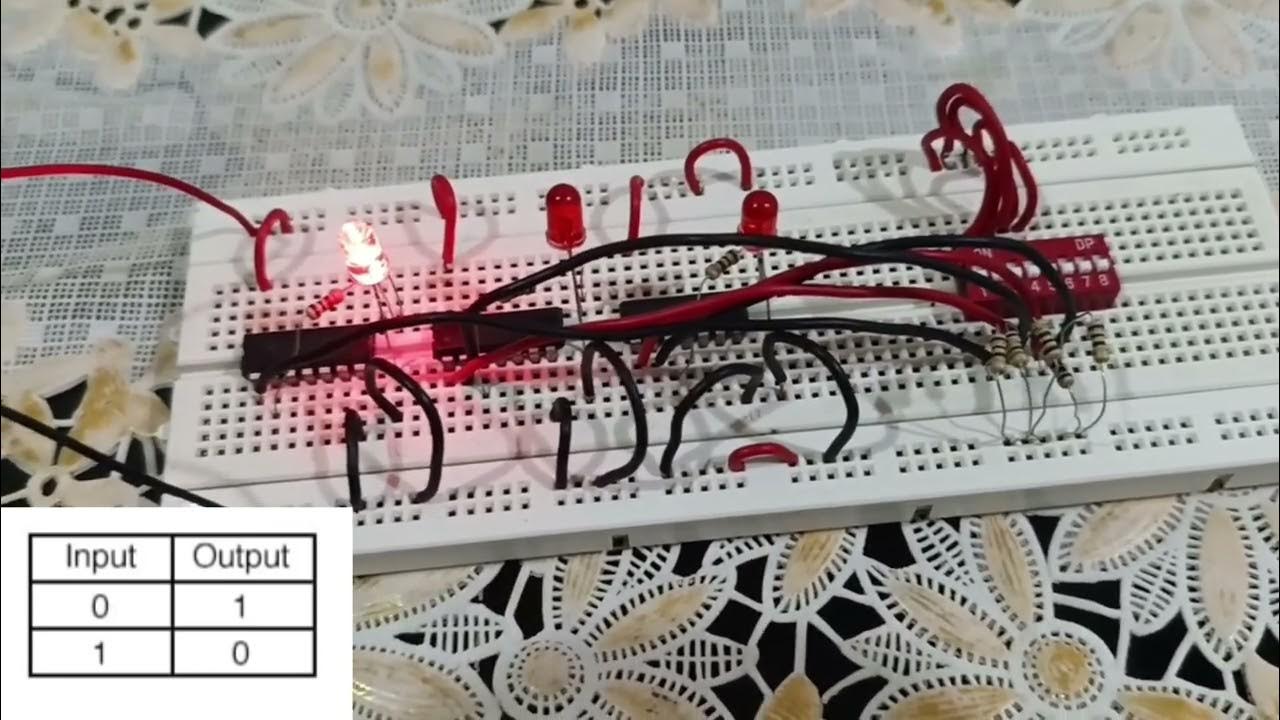 Digital Electronics - Three Basic Logic Gates on Breadboard || Taawan ...