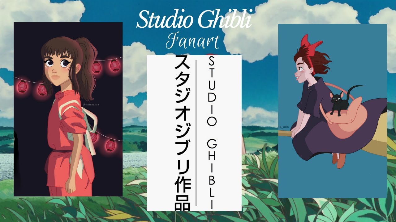 Studio Ghibli Redraw | Procreate time lapse - YouTube