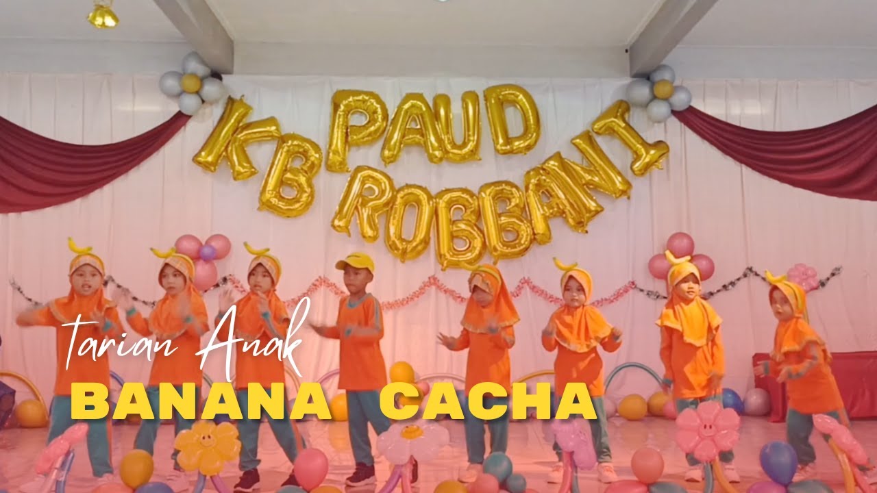 Tarian Anak Banana Chacha Pororo | Tari Anak PAUD | Tari Anak TK - YouTube