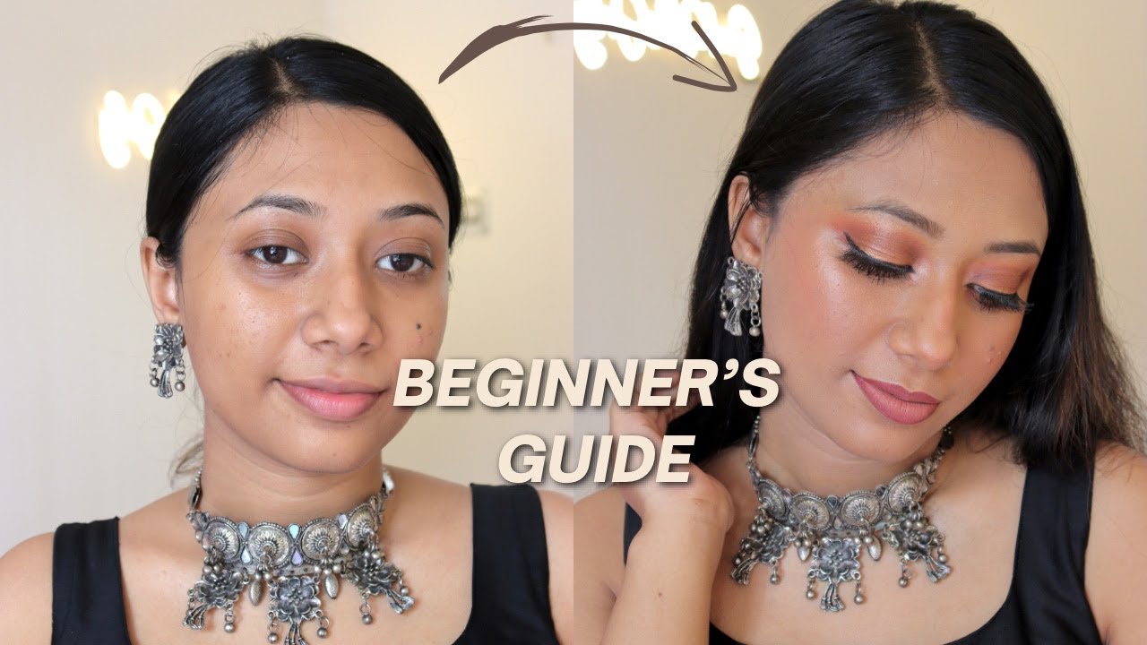 Easy step by step makeup tutorial for beginners 🤎 Ethnic makeup tutorial - YouTube