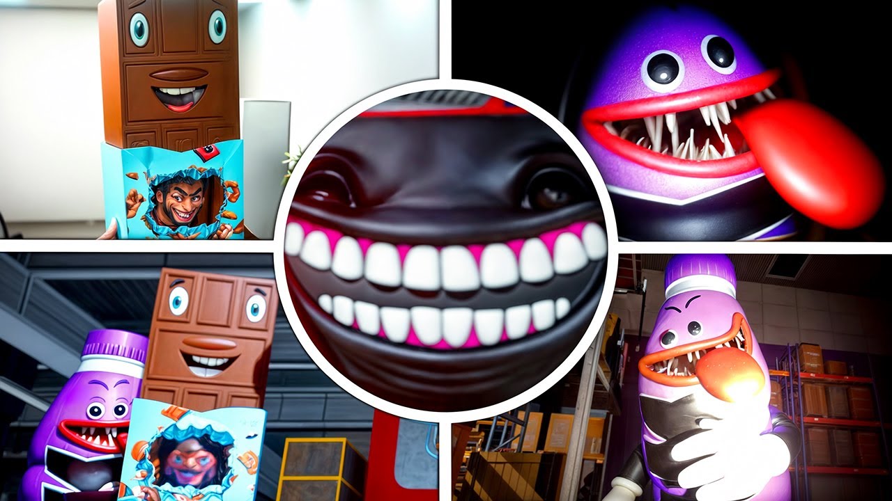 LUNCHY - Full Gameplay All Jumpscares & All Bosses + Ending - YouTube