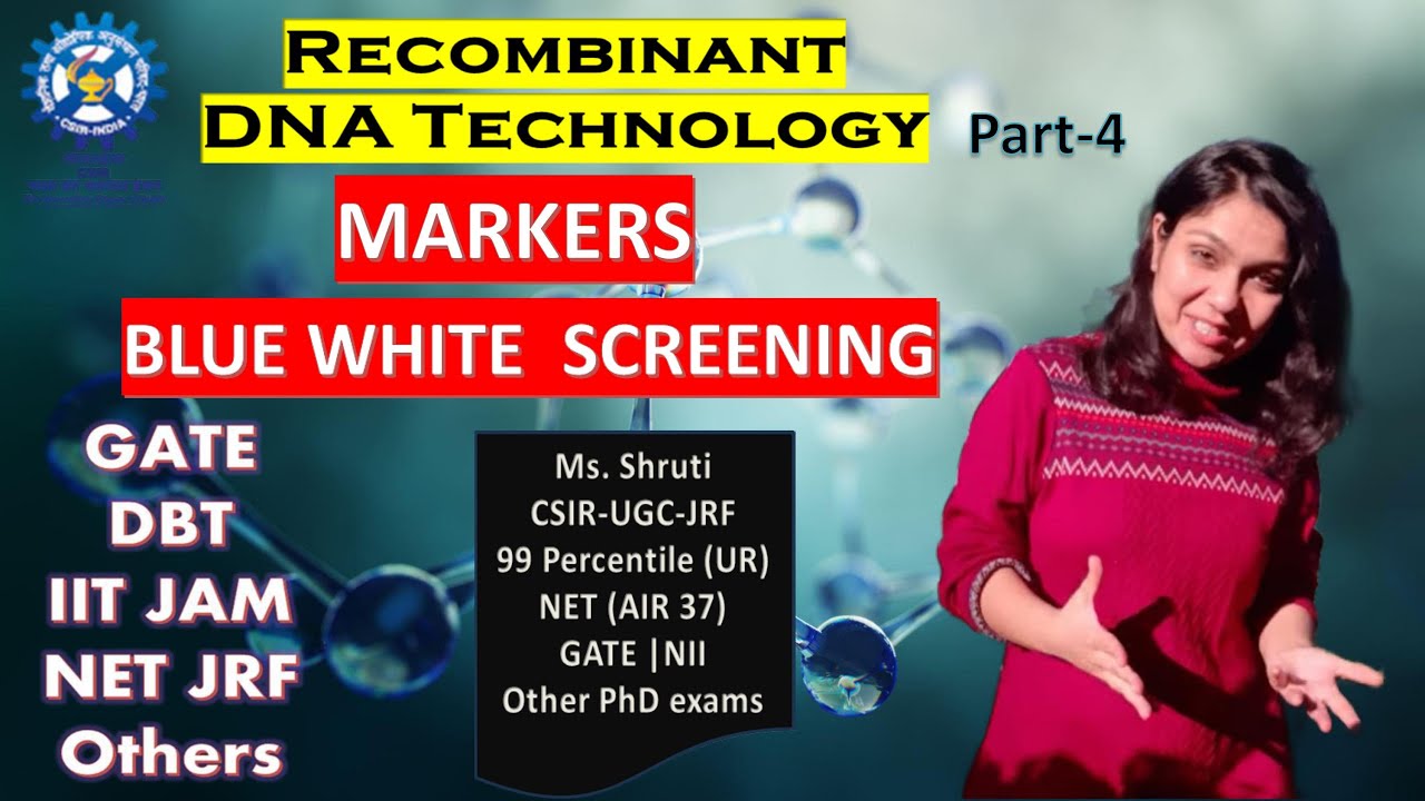 Blue White Screening | Selectable and Screenable Markers #lifesciences ...