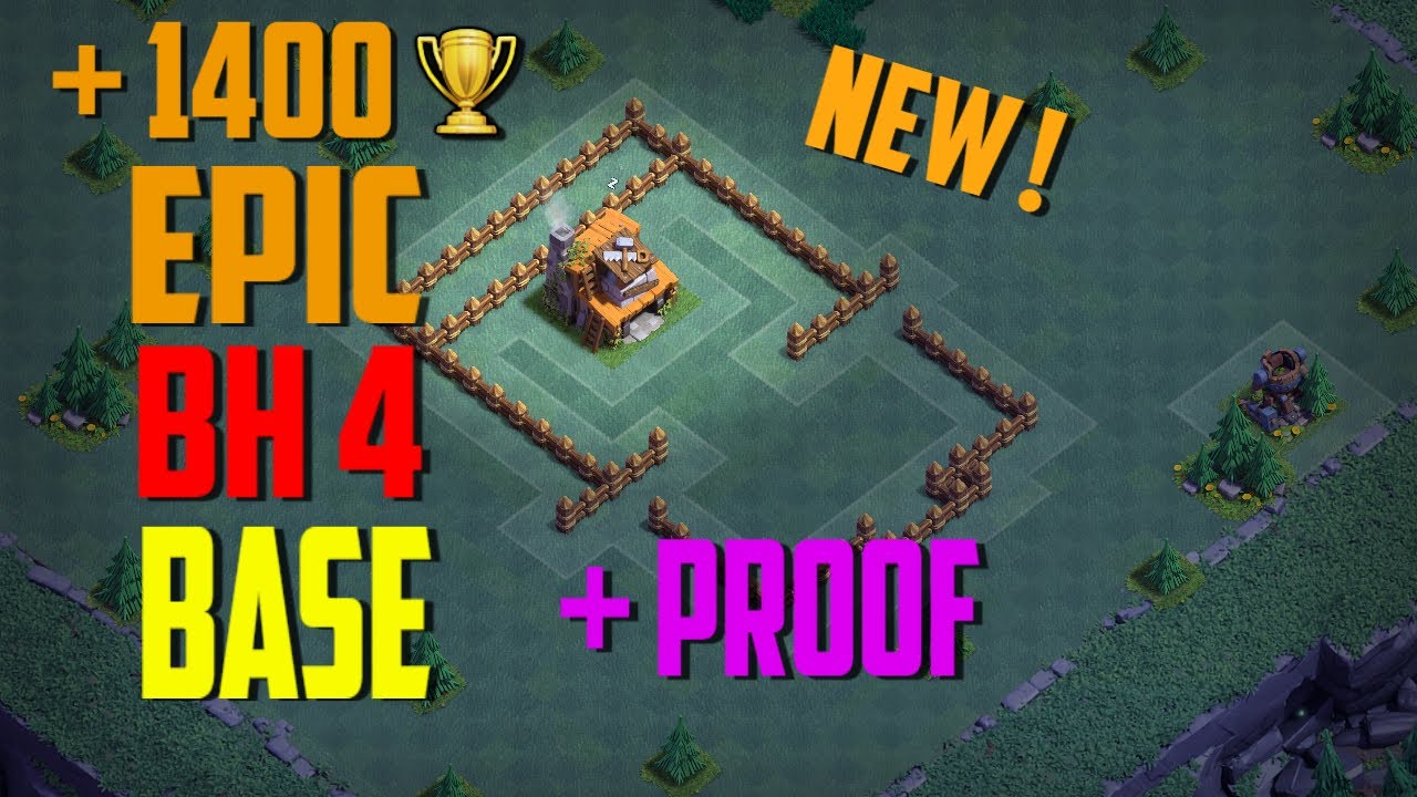 BEST BUILDER HALL 4 BASE (BH 4) WITHOUT AIR BOMBS | BUILDER BASE ...