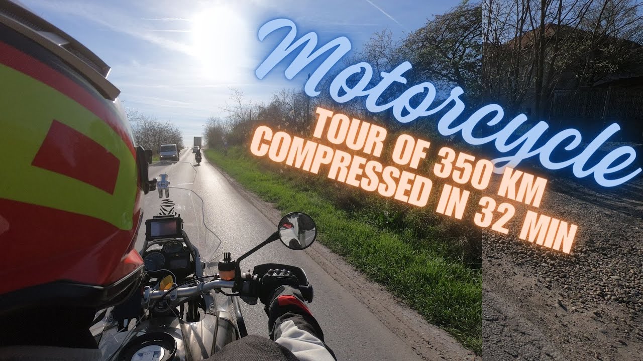 Tura cu motocicleta de 350 km comprimati in 32 min , Motorcycle tour of ...