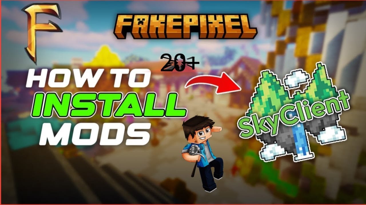 HOW TO EASILY INSTALL 20+ MODS NO CRASH (FREE) IN FAKEPIXEL || IP - mc ...