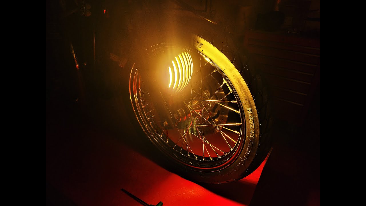 Adding a fog light on my Triumph Bonneville T100 - YouTube