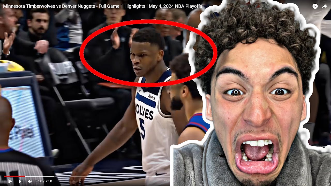 Baby MJ Is Gonna SWEEP The NUGGETS! Timberwolves Vs Nuggets Game 1 ...