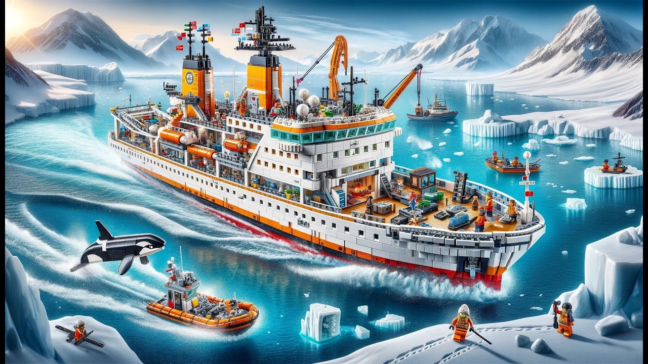 LEGO City Arctic Explorer Ship set 60368 - YouTube
