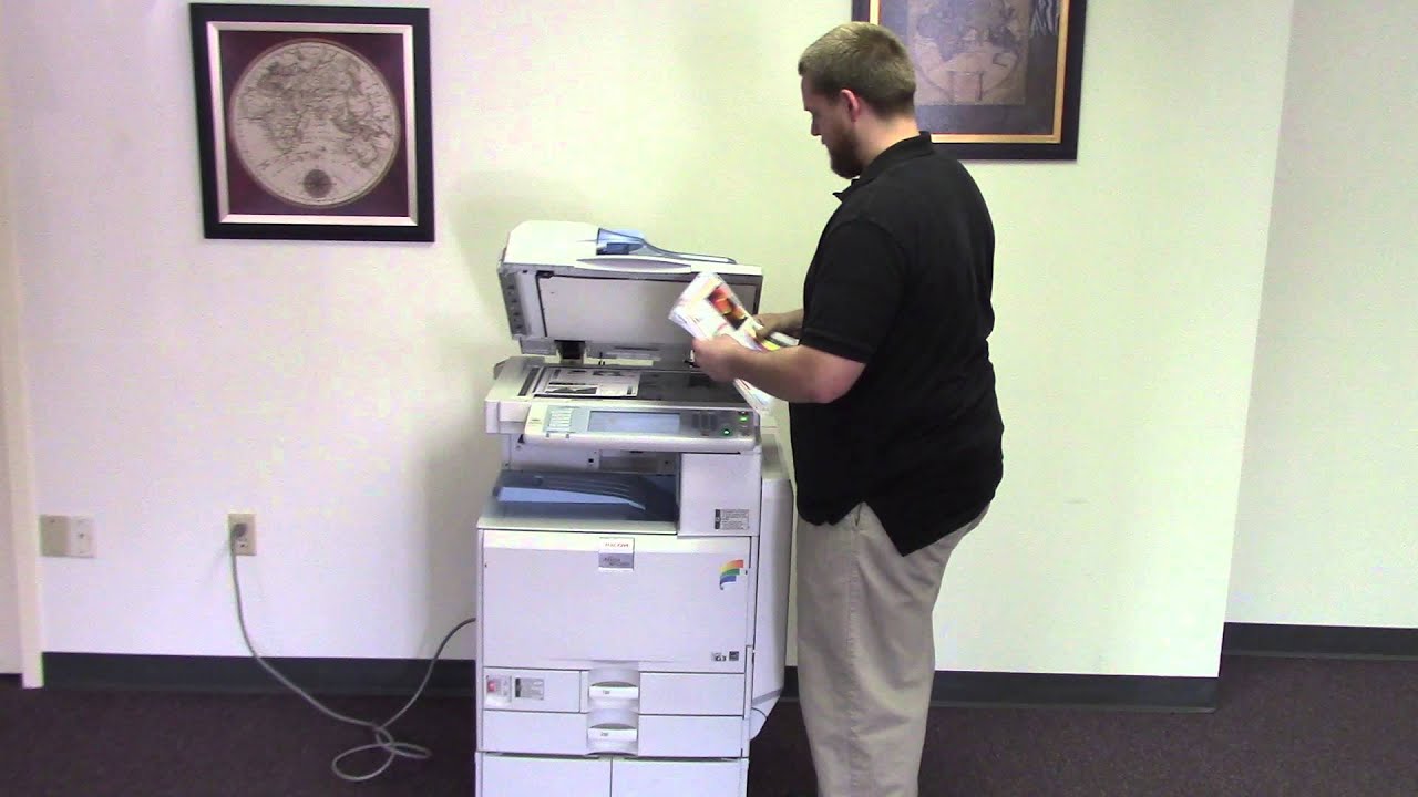 Ricoh MP C2000 - YouTube