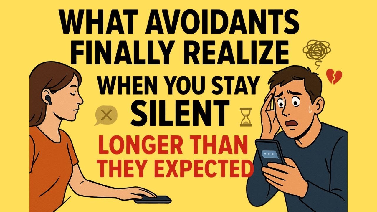 What Avoidants finally Realize When You Stay Silent Longer Than They ...