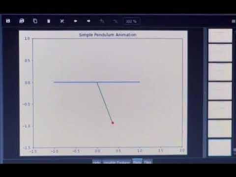 Simple Pendulum Animation - YouTube