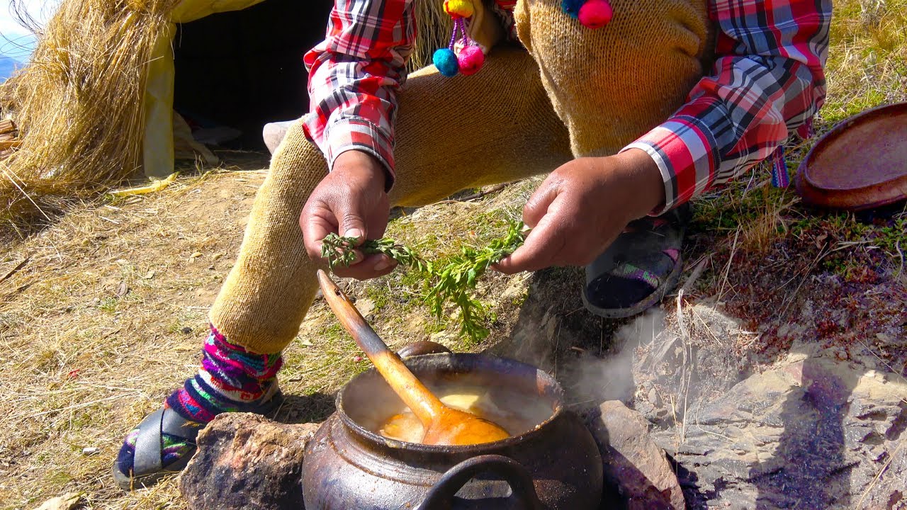 PREPARANDO SOPA DE MORÓN - SOPA ANDINA - AQUILES - YouTube