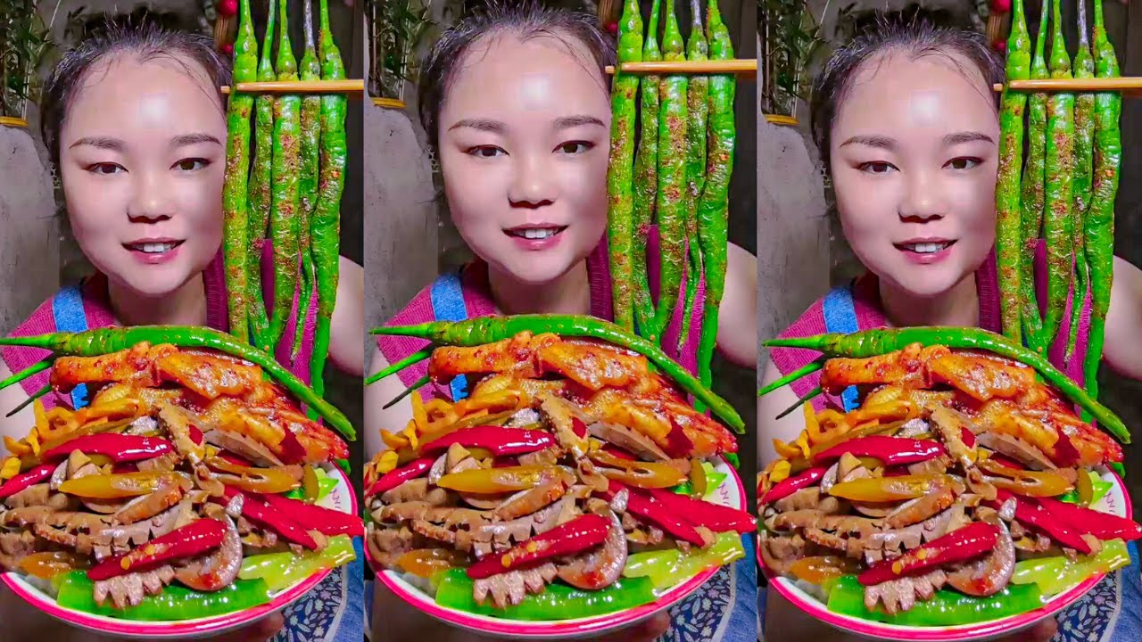 🔥Let’s Eat Spicy Chicken Feet & Pig’s Ear With Bean Drum Sauce | Super ...