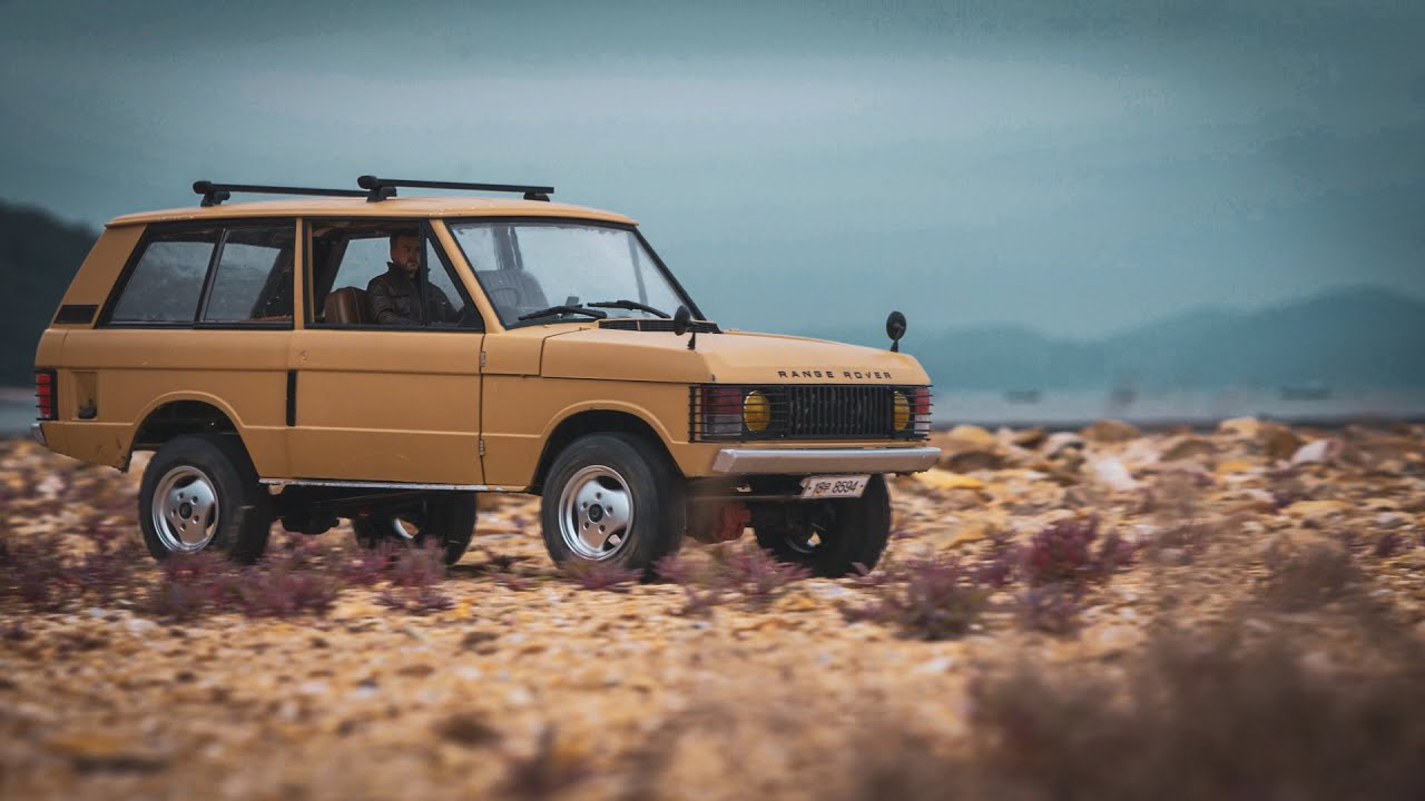 1/10 Scale RC Car Range Rover Classic Sandy Beach Run - YouTube