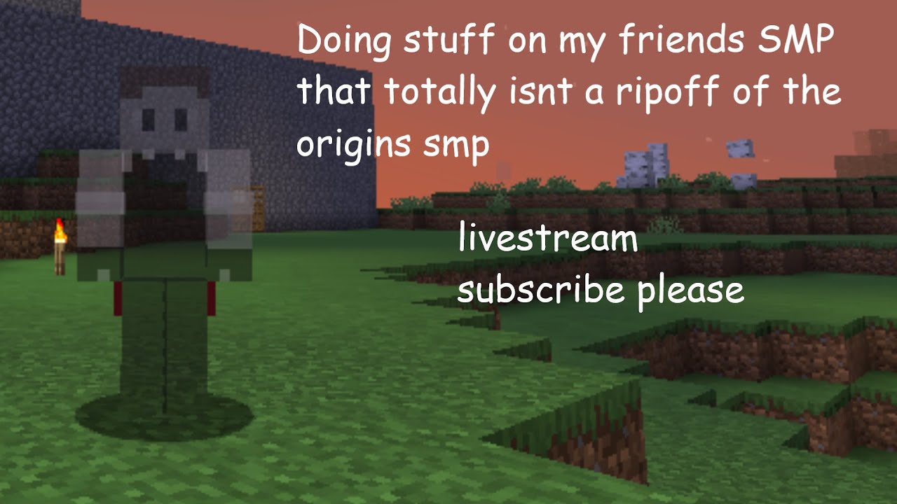 Playing on my friends origins minecraft mod smp! - YouTube