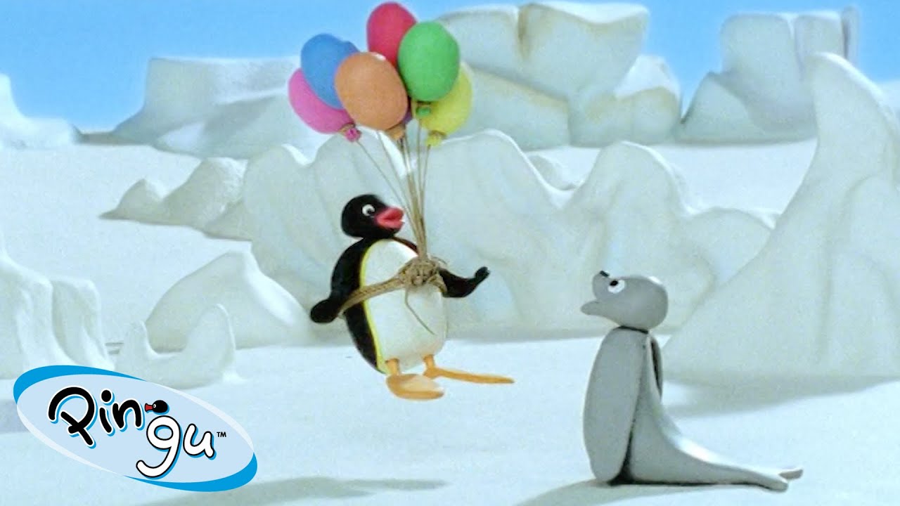 Flying with Pingu! 🐧 | Pingu - Official Channel | Cartoons For Kids ...