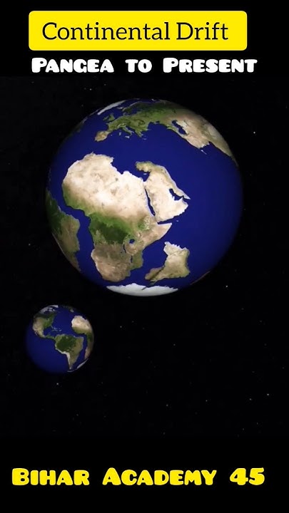 Continental Drift Pangea to Present#shortvideo #shorts # ...