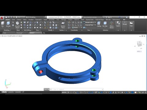AutoCAD 3D Model practice Work||Beginner - YouTube
