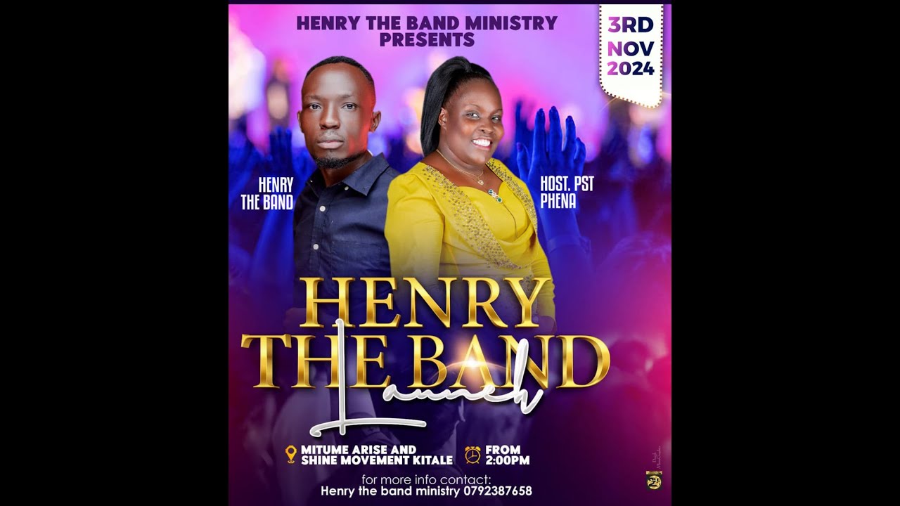 HENRY THE BAND MUSIC LAUNCH LIVE FROM KITALE - YouTube