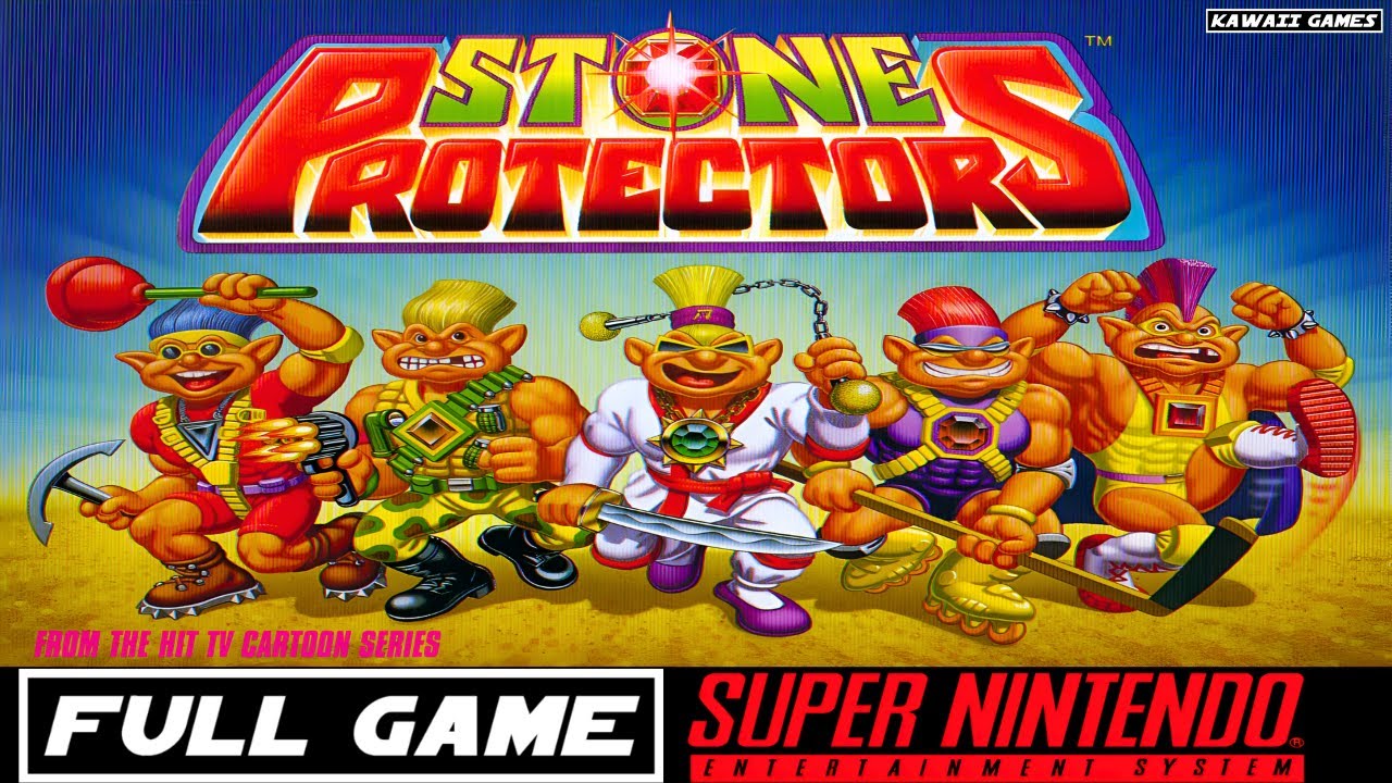 Stone Protectors [SNES] Gameplay Walkthrough FULL GAME [4K60ᶠᵖˢ🔴] - YouTube