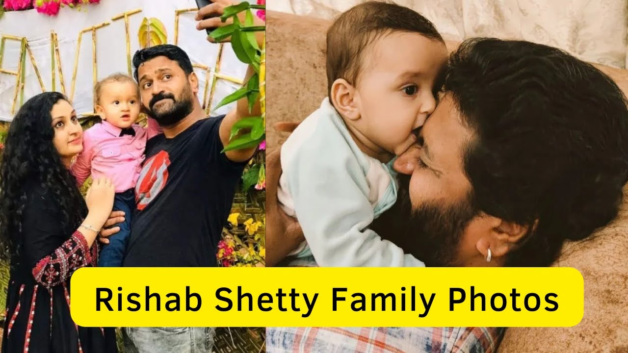 Kantara Hero Rishab Shetty Family Photos | Rishab Shetty Wife, Son ...