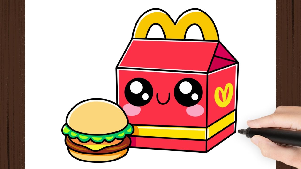 How To Draw a HAPPY MEAL I EASY - YouTube