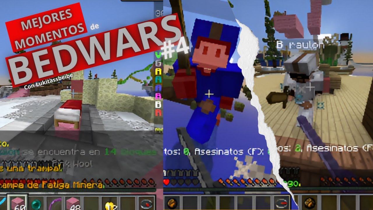 MEJORES MOMENTOS de BEDWARS #4 - YouTube