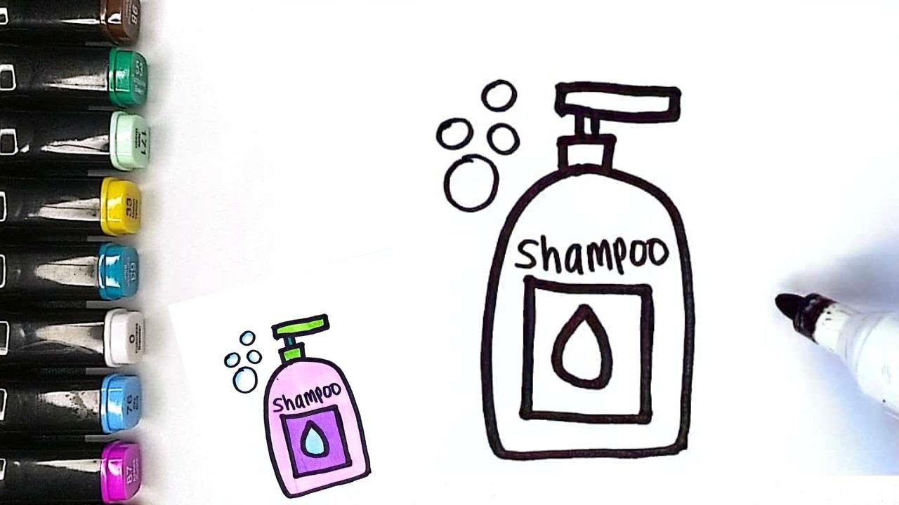 How to Draw a Cute Shampoo Bottle | SUPER EASY DRAWINGS STEP BY STEP ...