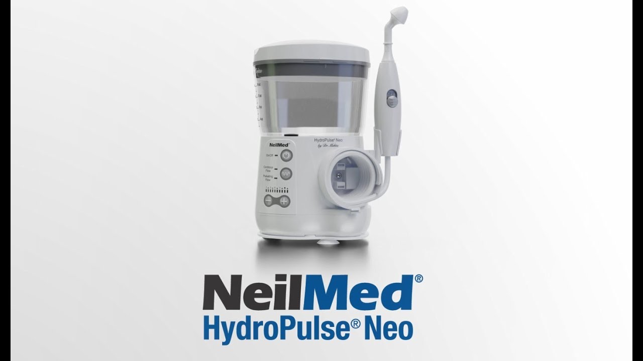 NeilMed HydroPulse Neo - Multi-Speed Electric Pulsating Nasal Sinus ...
