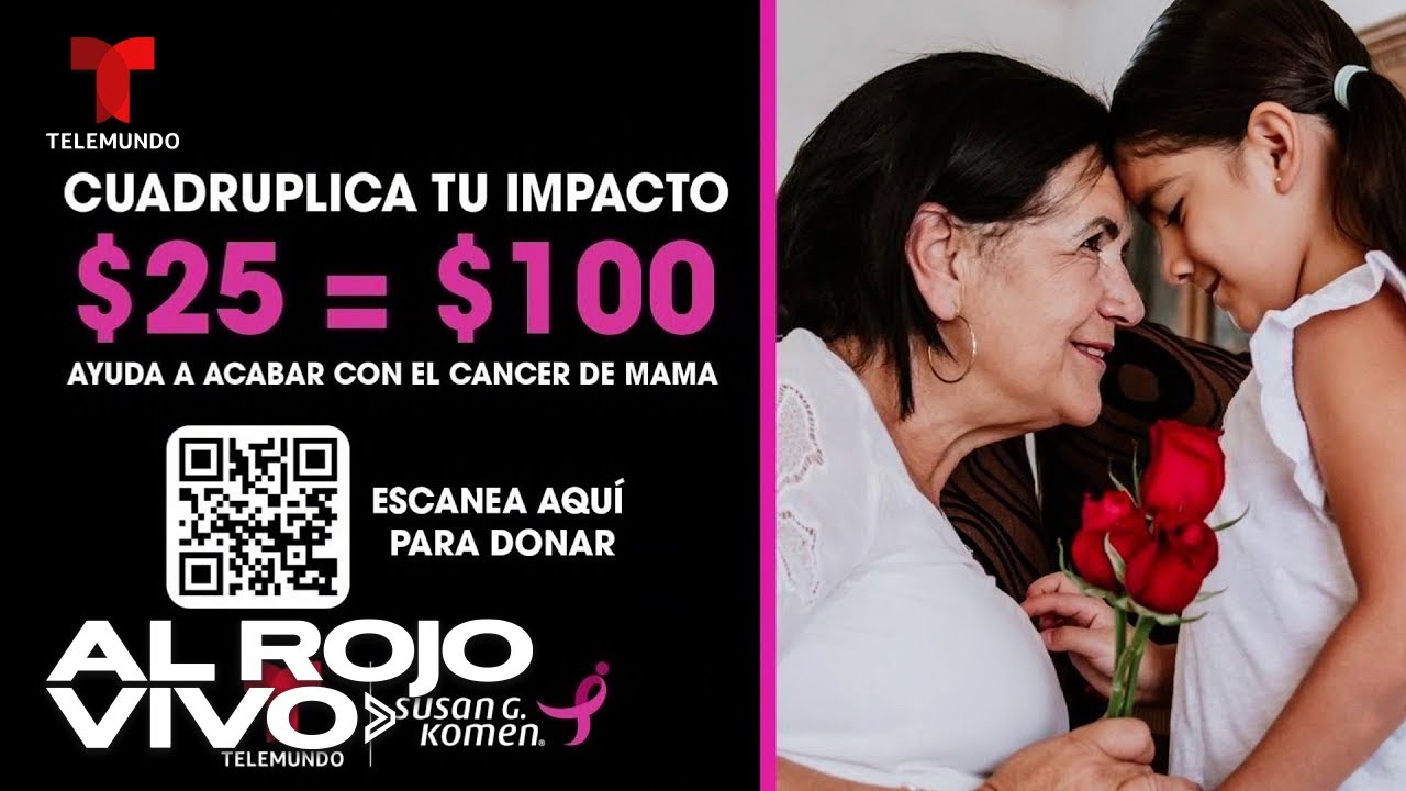 Cáncer de mama: Telemundo cuadruplica donaciones - YouTube