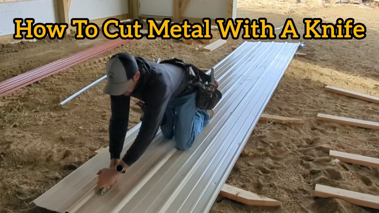 How to cut metal with a knife. - YouTube