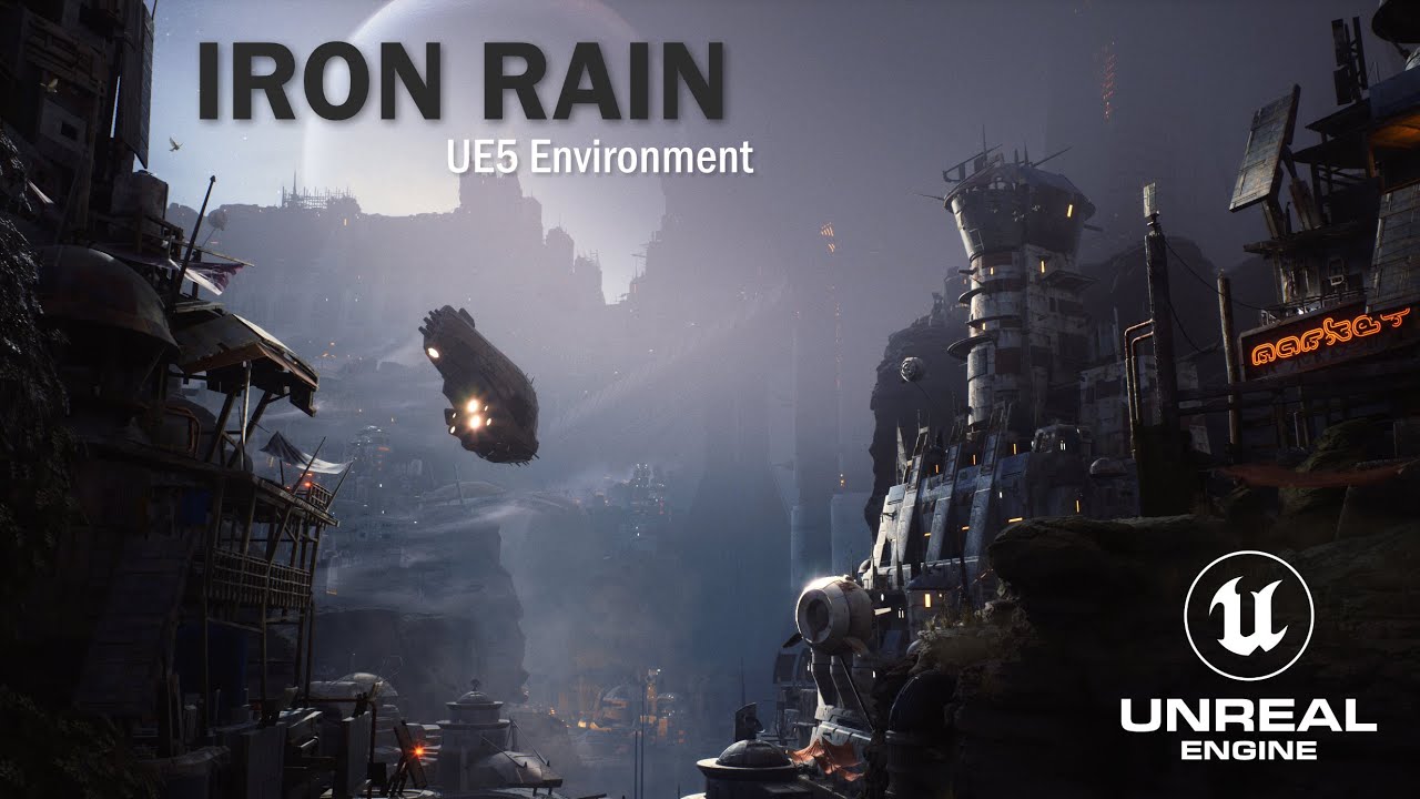 IRON RAIN - UE5 Environment 4k - YouTube
