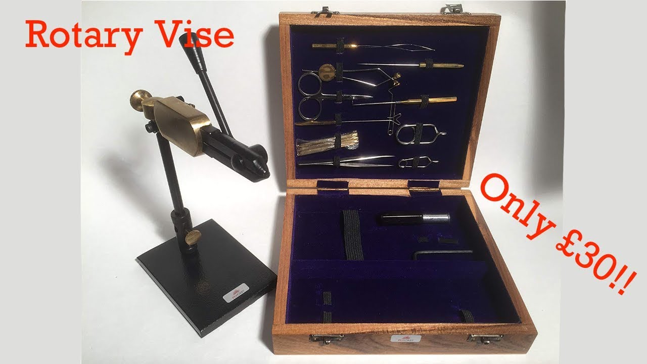 £30 Fly Tying Rotary Vise ?!? FlyCast LTD - YouTube