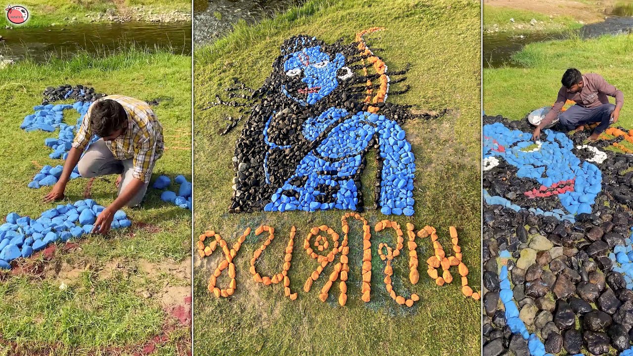 Shree Ram stone portrait idea - Lord - Hindu deity #ram #lord #deity ...