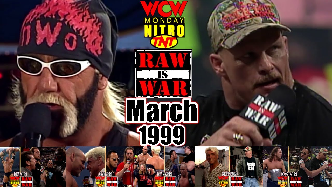 WWF RAW vs. WCW Nitro - March 1999 Full Breakdown - YouTube