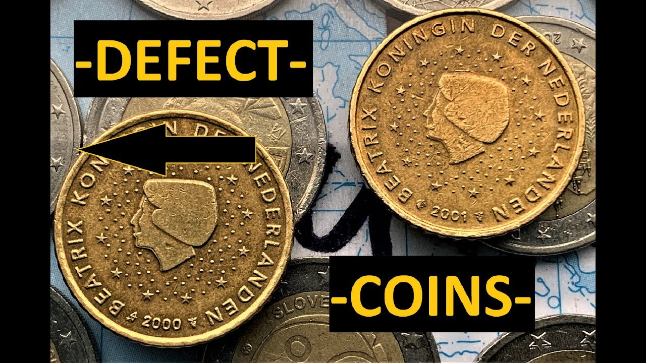 Netherlands 50 Cent 2000 2001 $Defect coins RARE$/2 Euro 102.000.000 ...