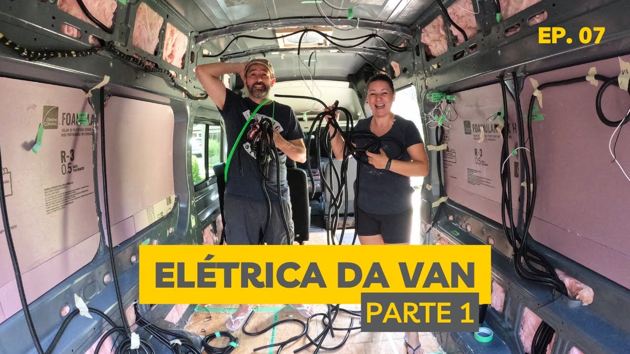 ELÉTRICA DA VAN: Conduítes, fios e MUDANÇAS NO PROJETO | Elétrica Parte ...