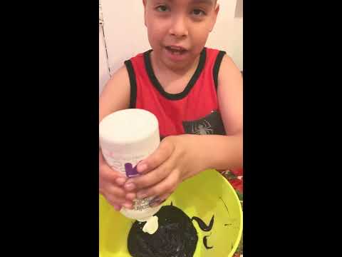 Halloween slime with William !! 🎃🎃🎃🎃🎃