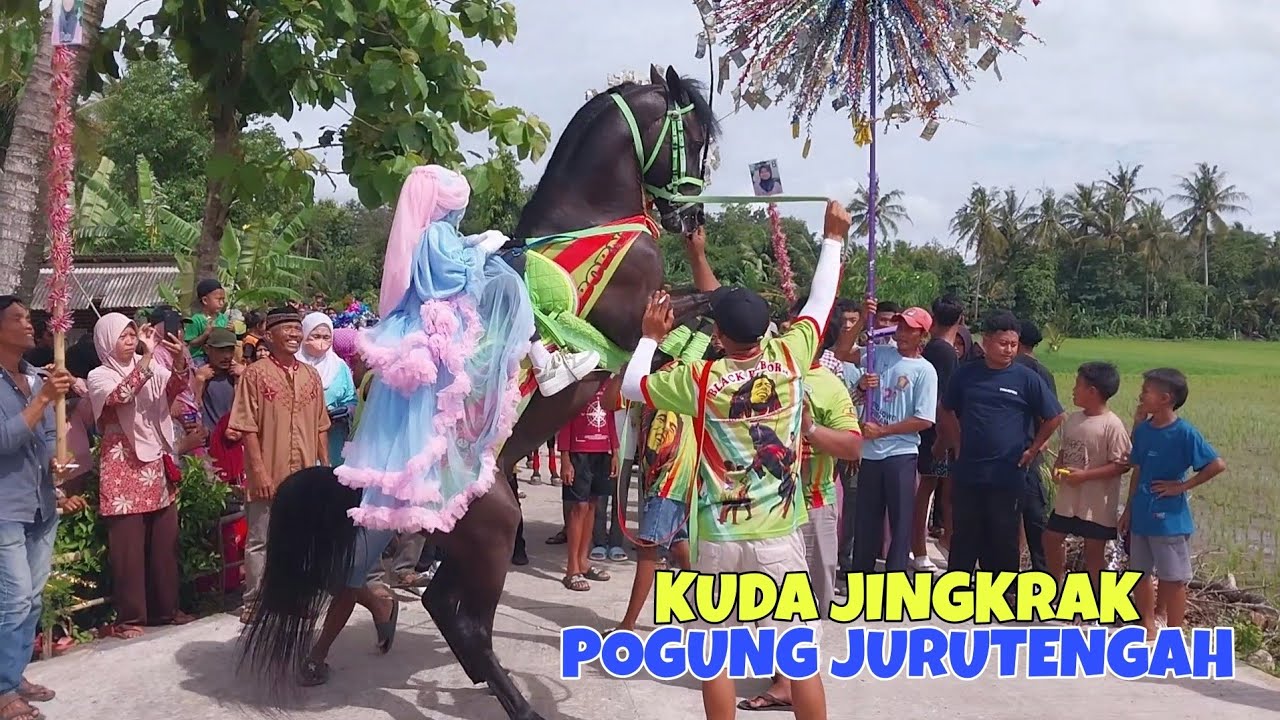 Arak Arakan Kuda Jingkrak Desa Pogung Jurutengah - YouTube
