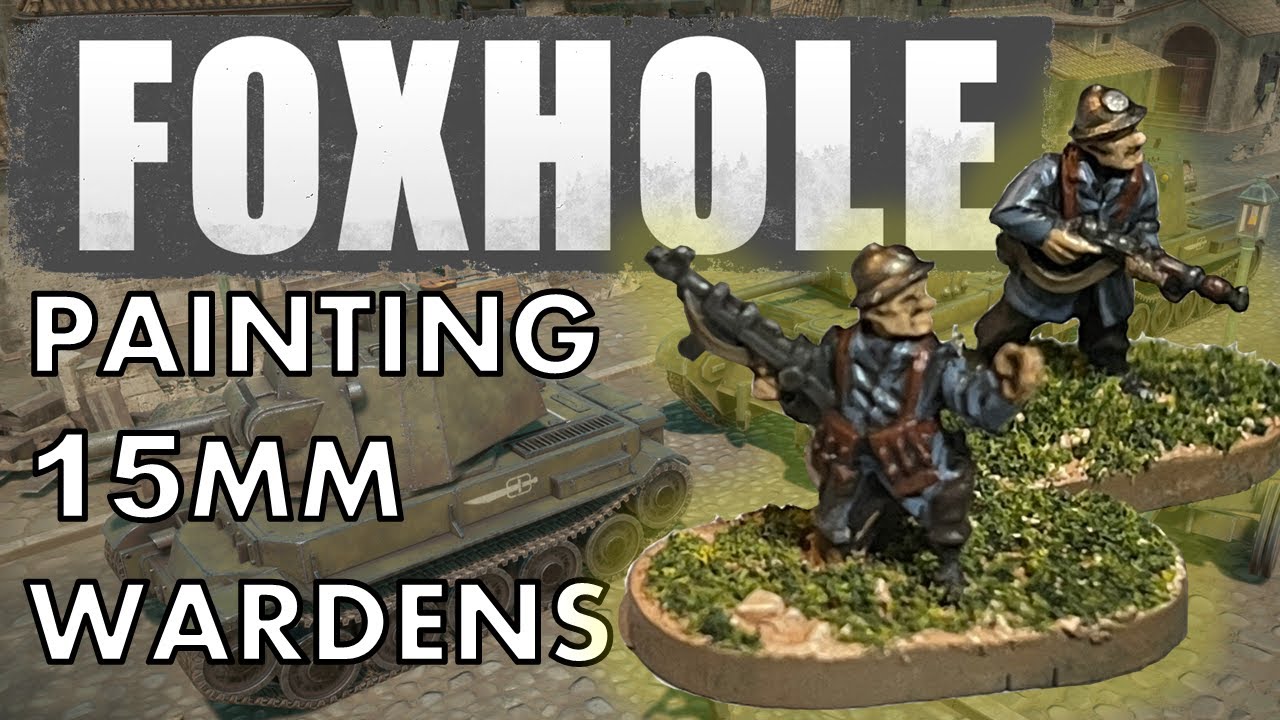 How I Convert 15mm Warden Miniatures from Foxhole - YouTube