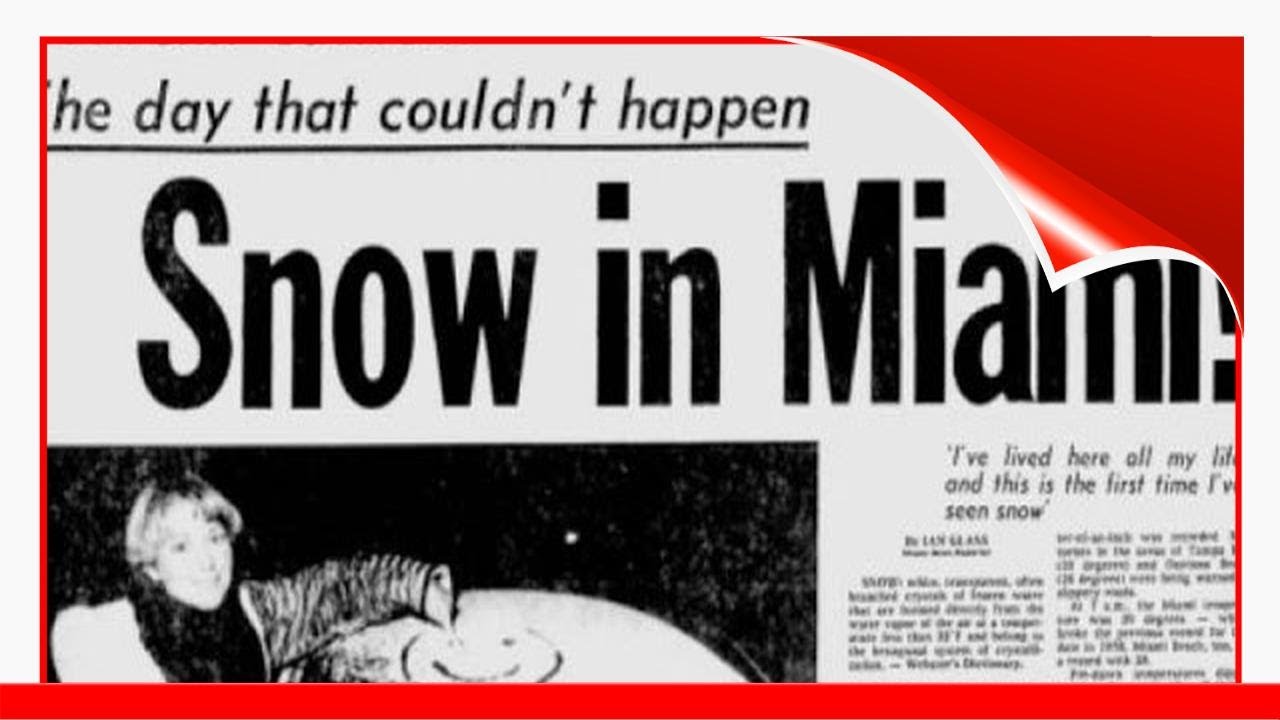 January 19, 1977: For The First Time In Recorded City History, Miami ...