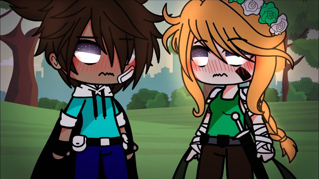 I like you ||meme|| gacha minecraft || ft Herobrine x Alexbrine + Alex ...