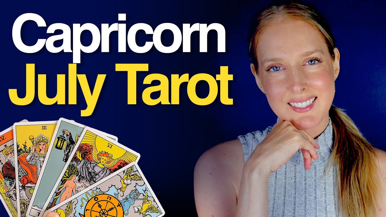 CHOOSE YOUR BATTLES - Capricorn July 2024 Tarot Card Predictions - YouTube