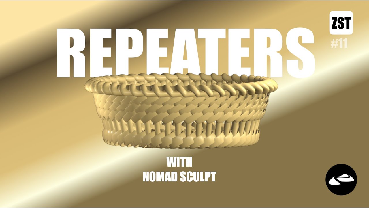 Nomad sculpt : Beginner tutorial-11 | SCENE MENU | REPEATERS - YouTube